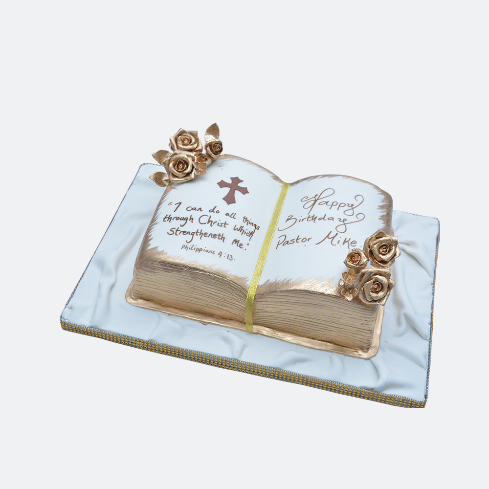 Fondant Icing Book Cake Design - SANDOS Bake Shop
